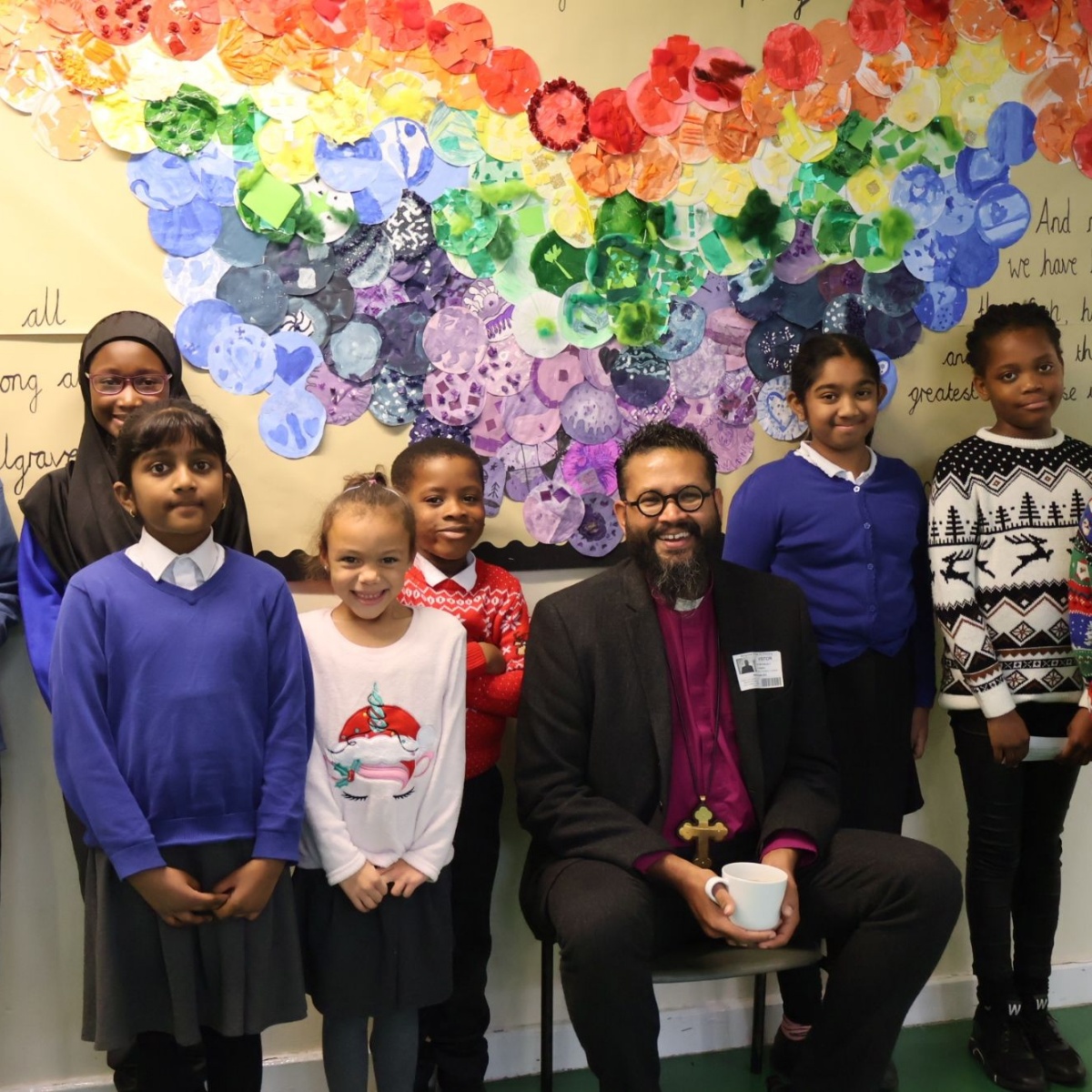 Belgrave St Peters - Bishop Saju Visits Belgrave St. Peter's school.